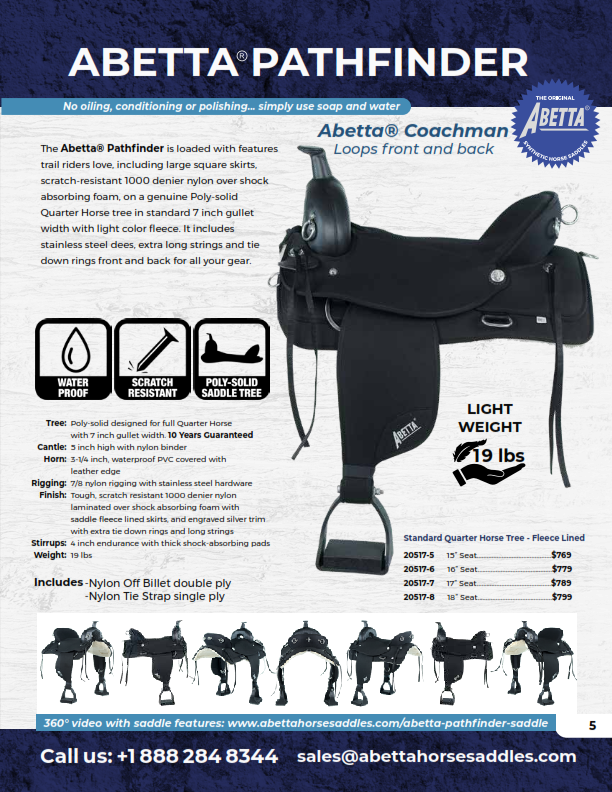 Abetta Horse Saddles - Best Synthetic western Saddle in the world