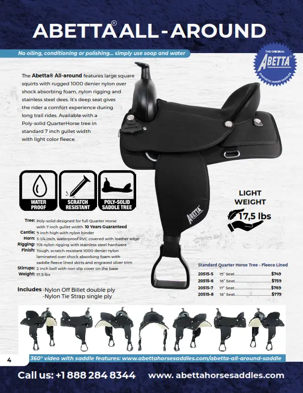 Abetta Horse Saddles - Best Synthetic western Saddle in the world